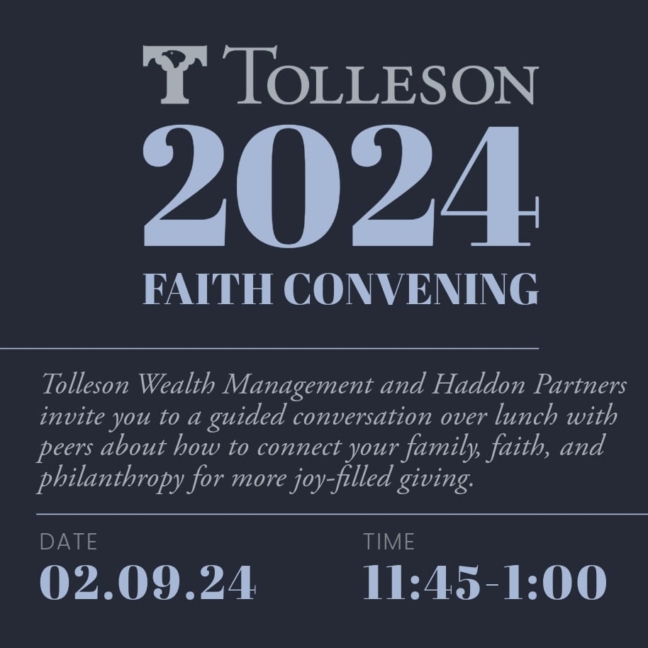 Events - Tolleson Wealth Management